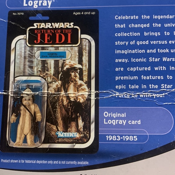 Hasbro | Toys | Logray Ewok Medicine Man 21 Star Wars Vintage Collection | Poshmark